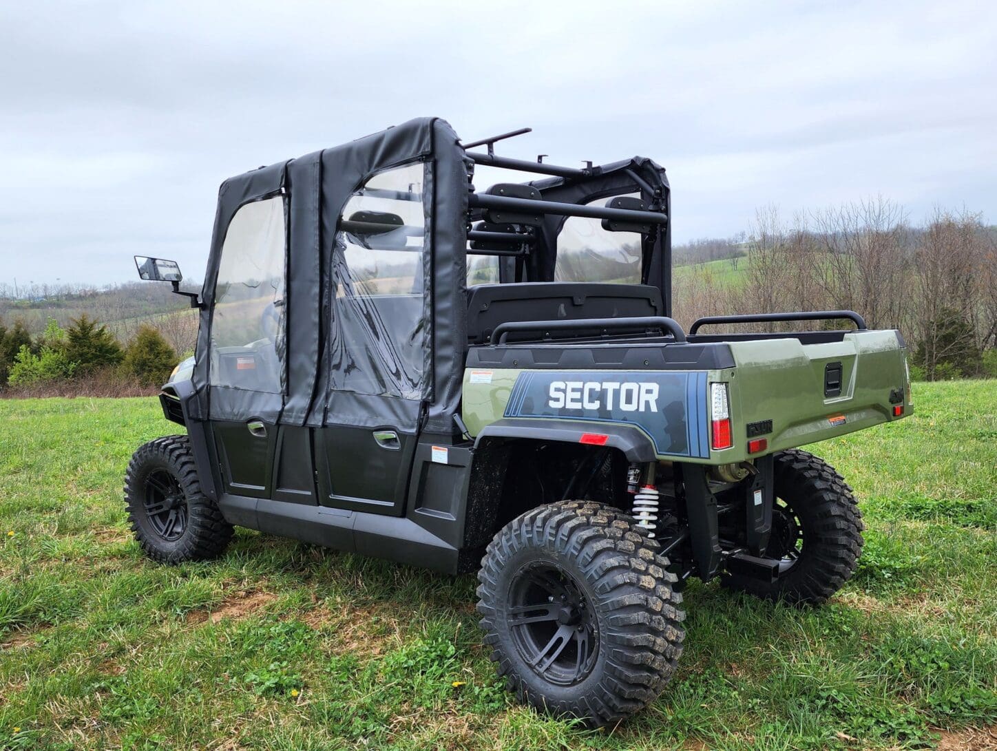 HiSun Sector 1000 Crew - Soft Upper Doors - UTV Cab Enclosures