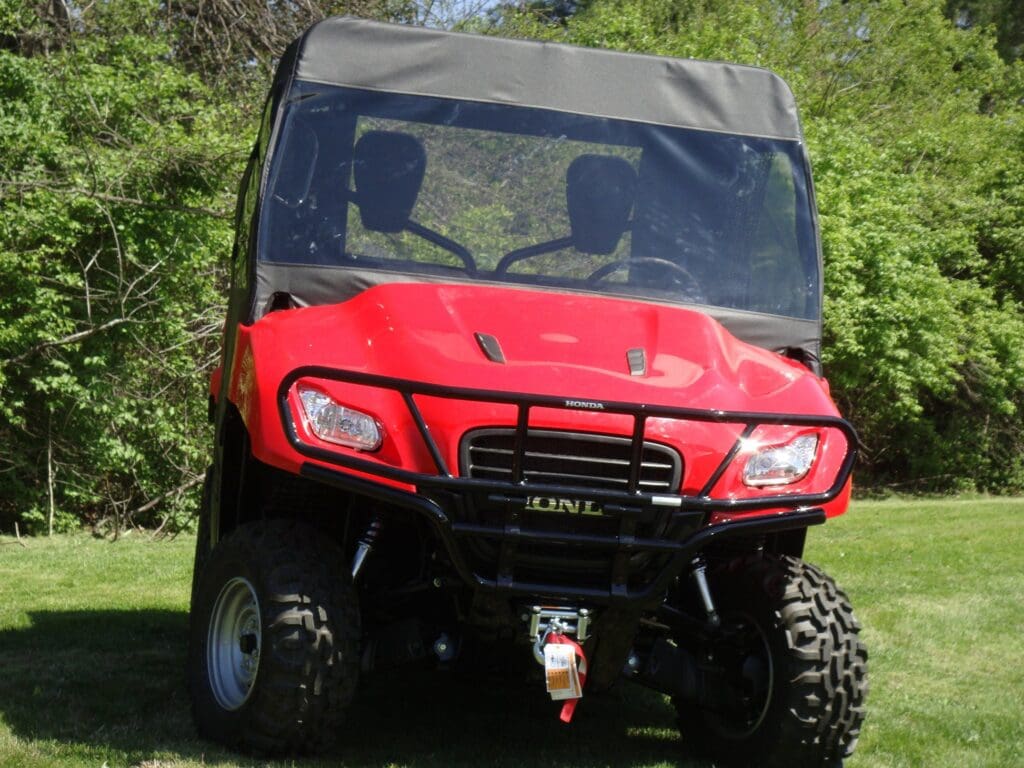 Honda Big Red - Full Cab Enclosure with Vinyl Windshield - UTV Cab ...