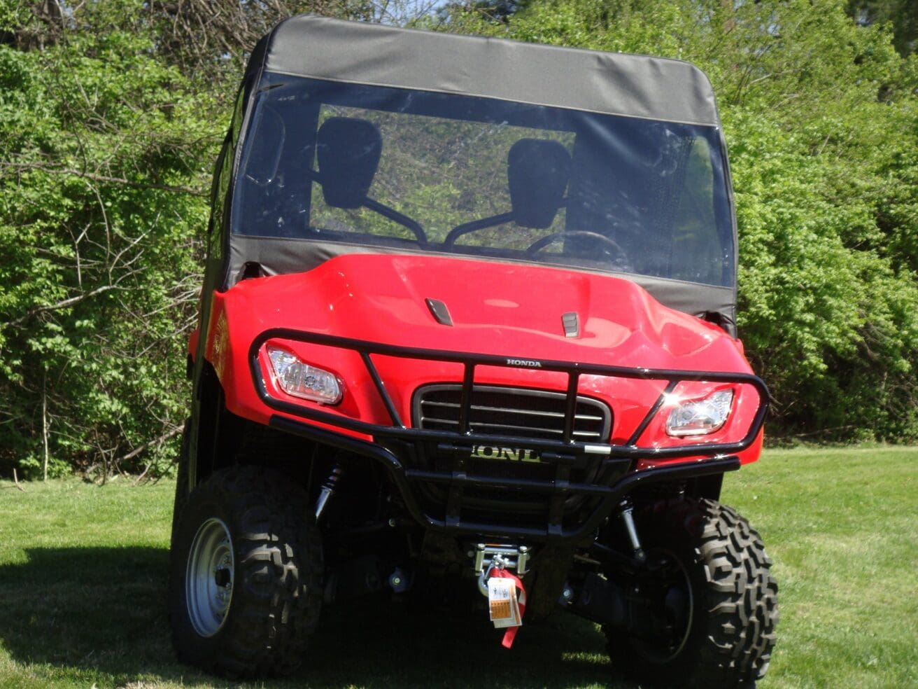 Honda Big Red - Full Cab Enclosure with Vinyl Windshield - UTV Cab ...